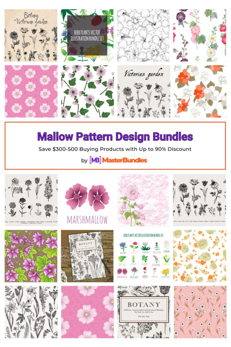 3+ Mallow Pattern Design Bundles for 2023 - MasterBundles