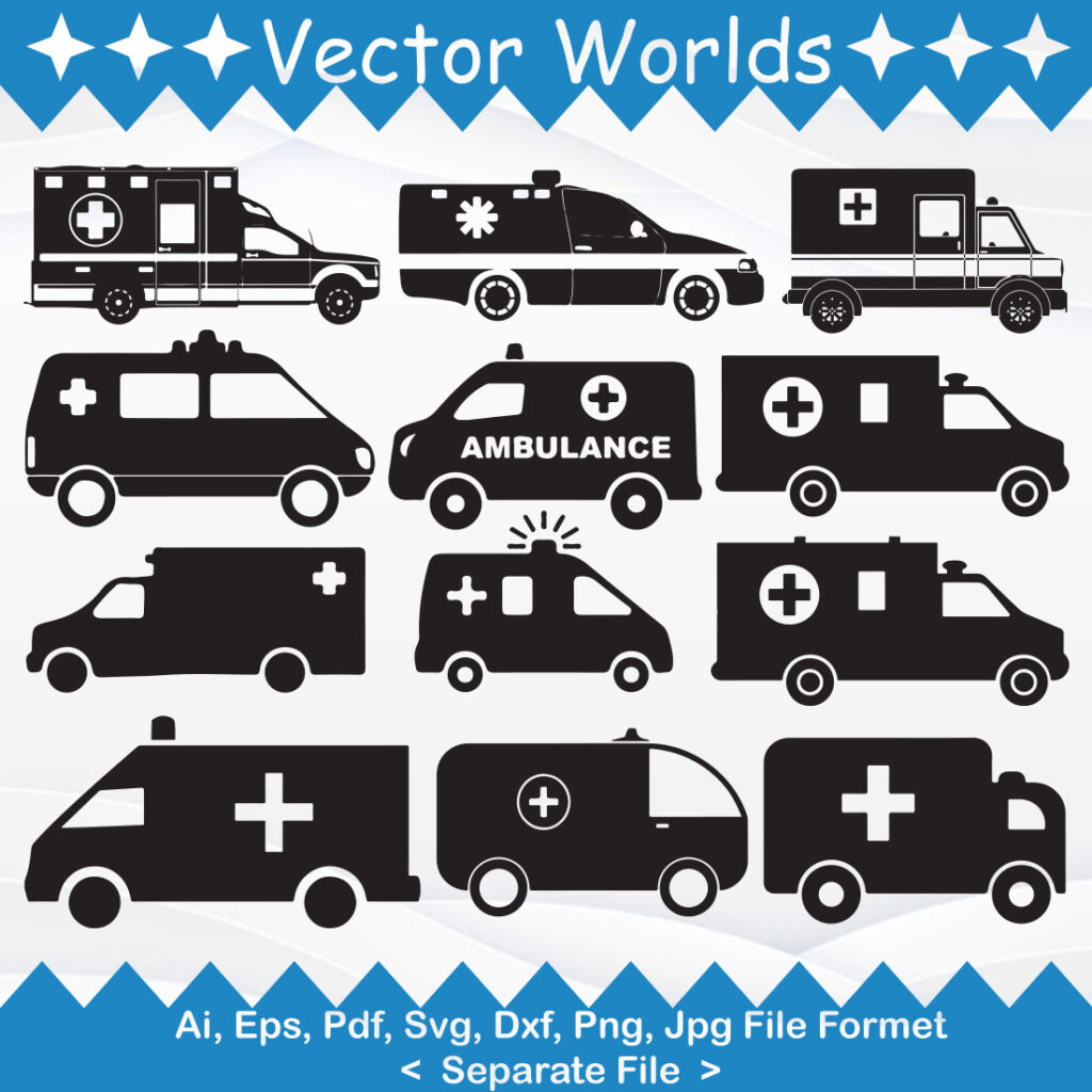 Ambulance svg, Ambulances svg, Car svg, Doctor, Nurse, SVG, ai, pdf ...
