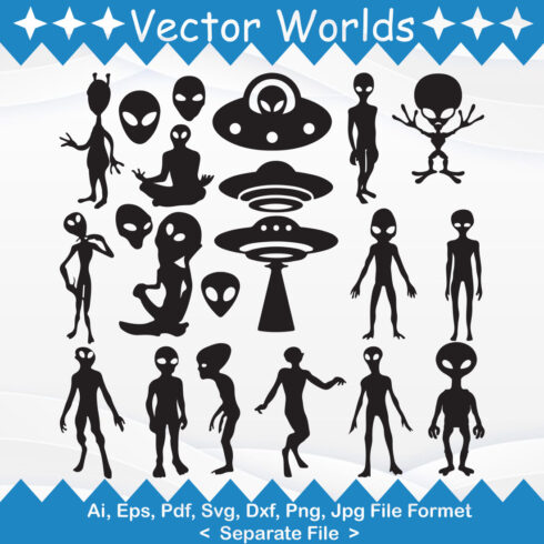 Alien svg, Aliens svg, Ufo svg, sci fi, space, SVG, ai, pdf, eps, svg ...