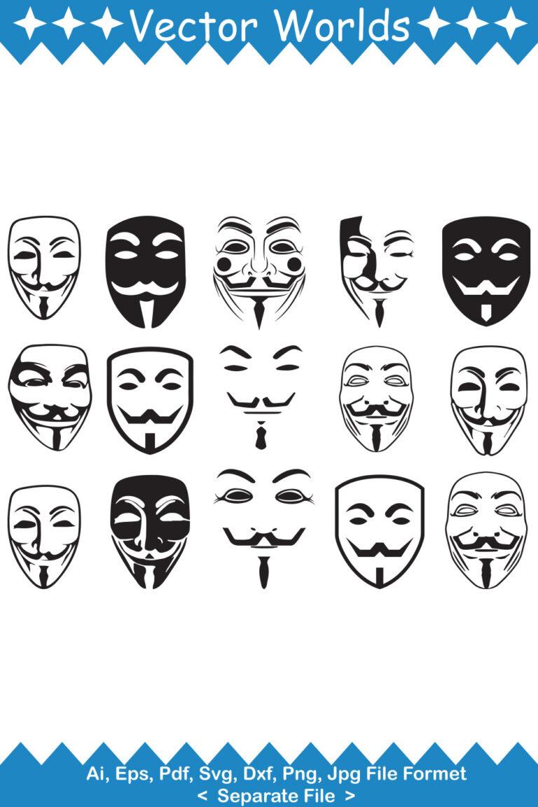 Anonymous Mask svg, Anonymous Masks svg, Mask svg, Anonymous, Anony ...