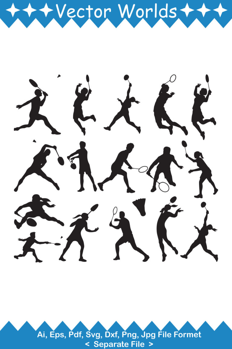 Badminton Player svg, Badminton Players svg, Badminton svg, Players ...