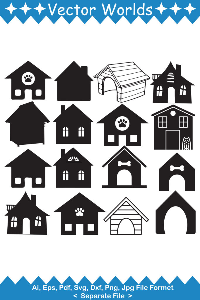 Animal House svg, Animal svg, Animals svg, House, Home, SVG, ai, pdf ...