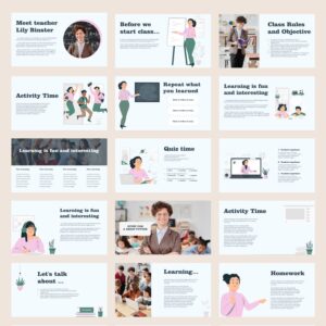 Get to Know Your Teacher Powerpoint Template – MasterBundles