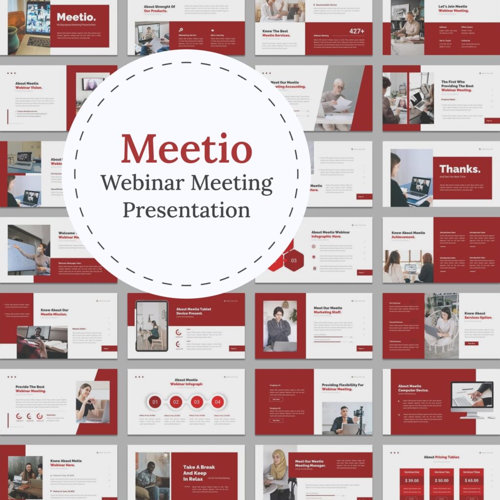 Meetio Webinar Meeting Presentation – MasterBundles