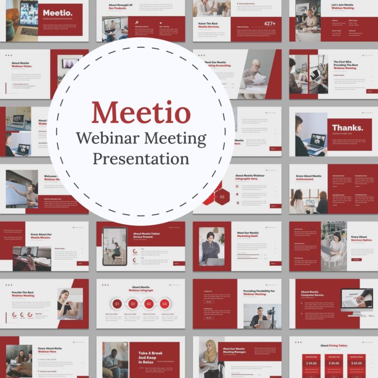 Meetio Webinar Meeting Presentation – MasterBundles