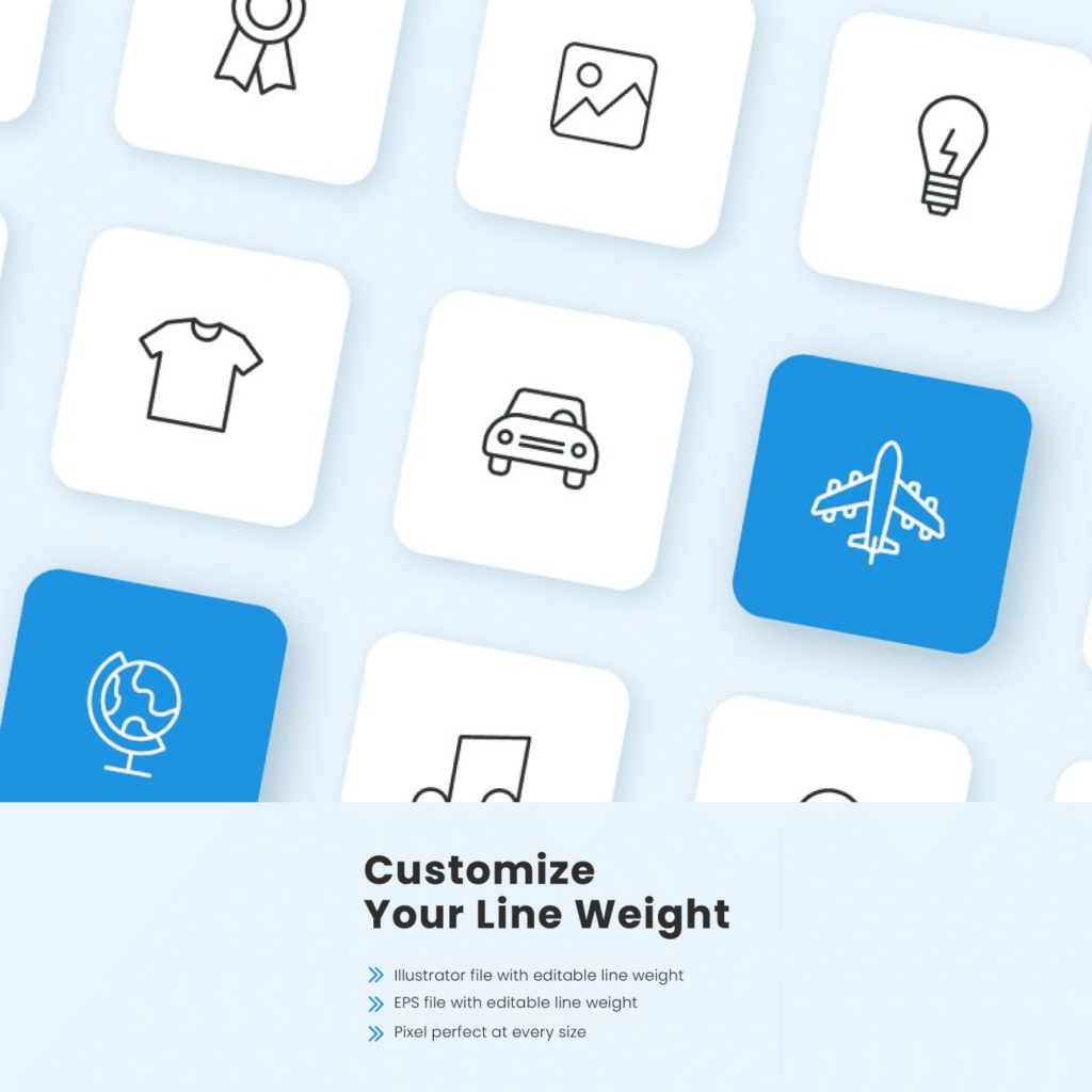 Mega Icon Set - 300 Line Icons – MasterBundles