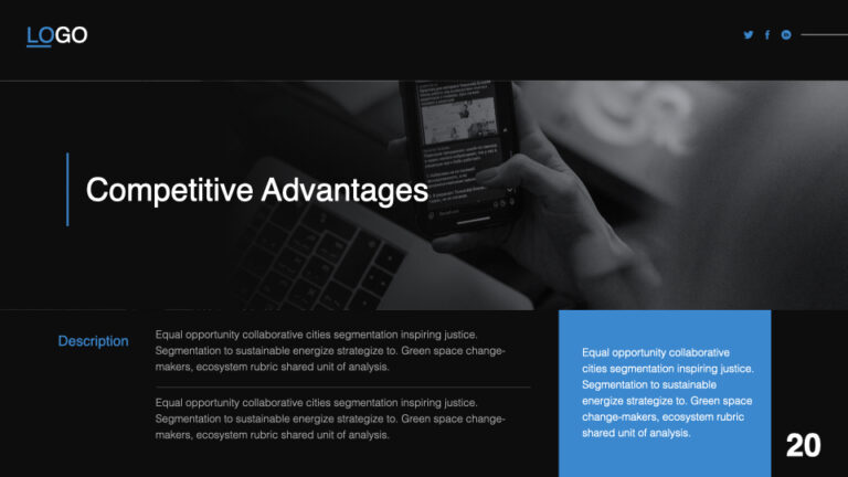 Mobile App Pitch Deck Presentation Template – MasterBundles