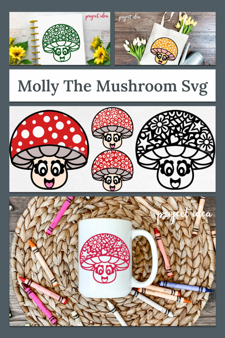 Molly The Mushrooms SVG 4 Mandala Zentangle Designs – MasterBundles