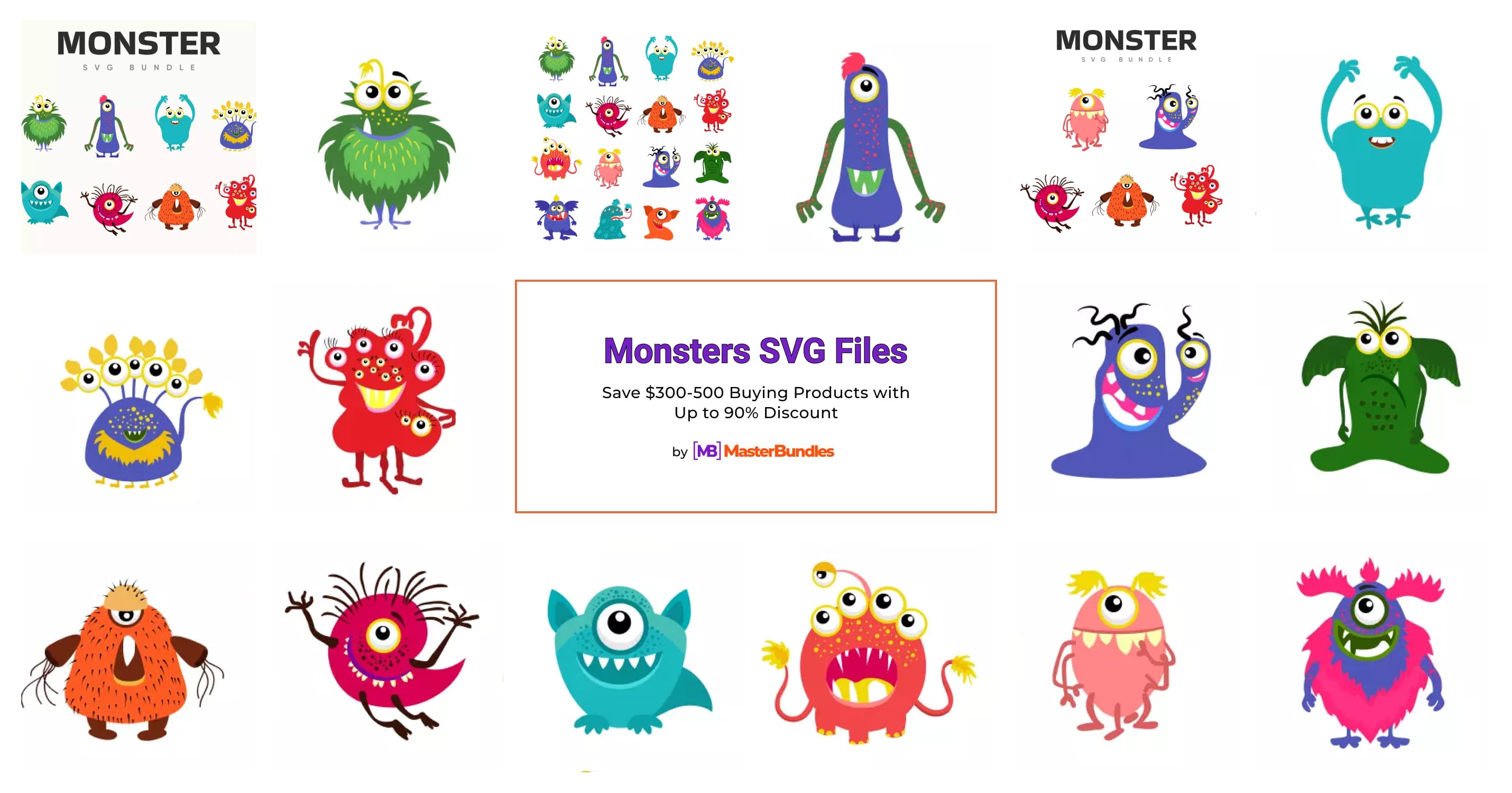1+ Monsters SVG Files for 2025 - MasterBundles