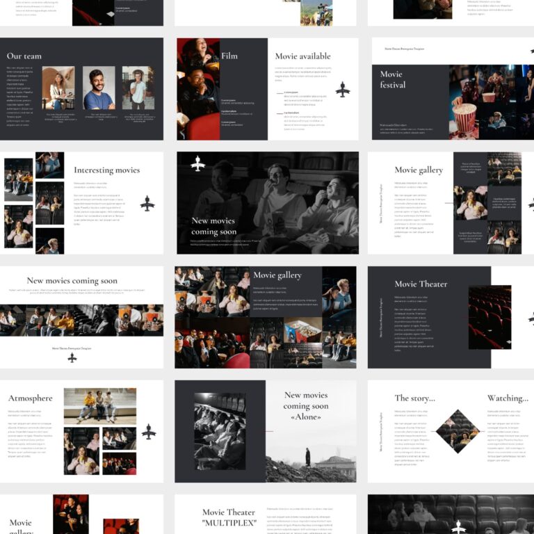 Movie Theater Powerpoint Template – MasterBundles