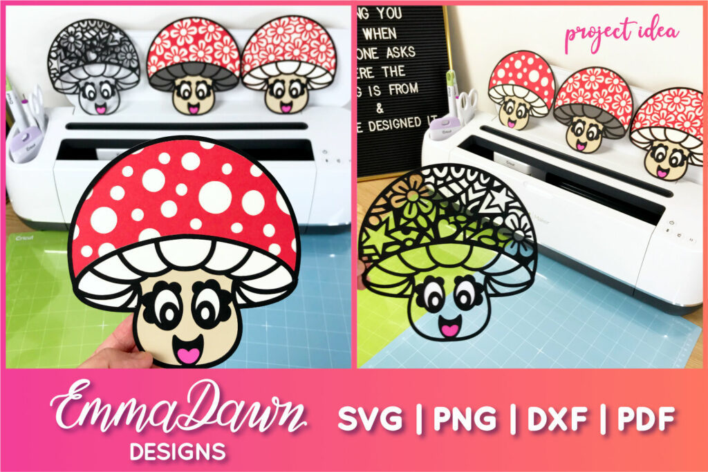Molly The Mushrooms SVG 4 Mandala Zentangle Designs – MasterBundles