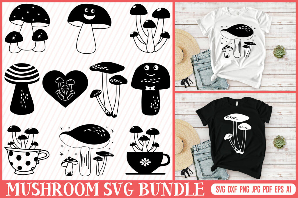 Mushroom SVG Bundle – MasterBundles