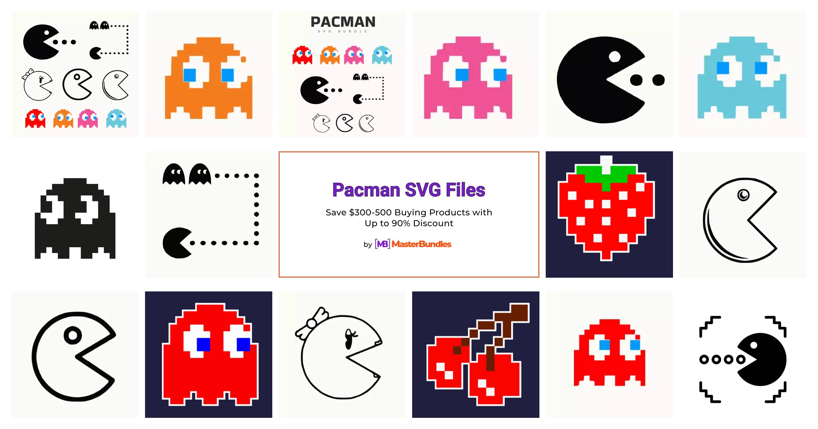 7+ Pacman SVG Files for 2025 - MasterBundles