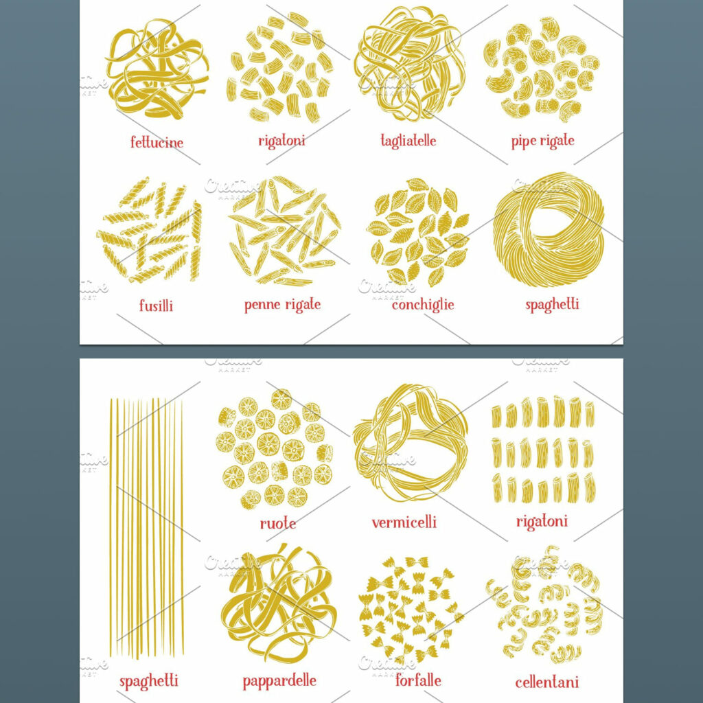 Pasta Vector Collection – MasterBundles