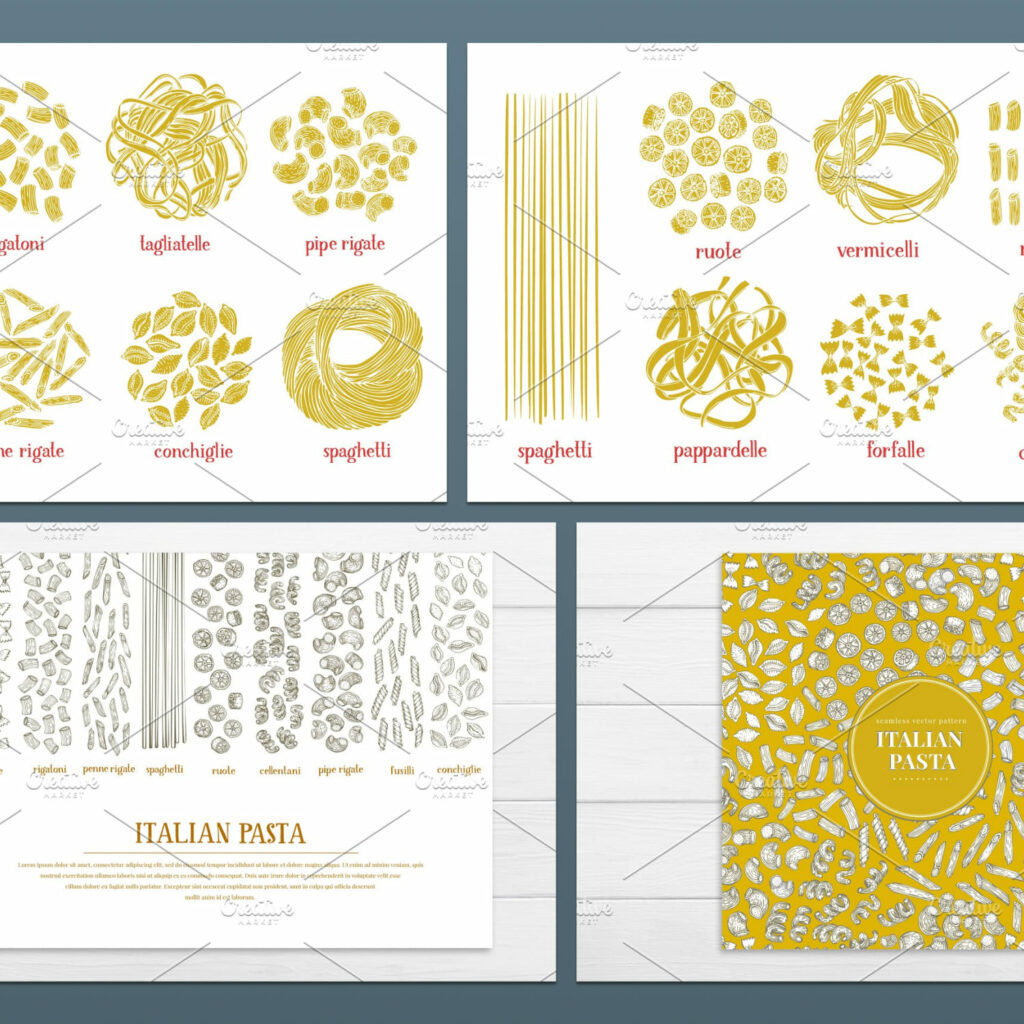 Pasta Vector Collection – MasterBundles