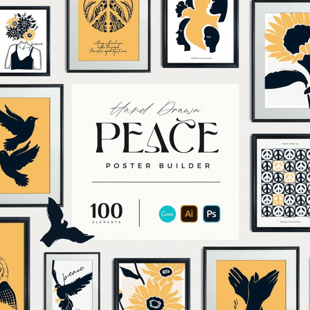 Peace Poster Builder – MasterBundles