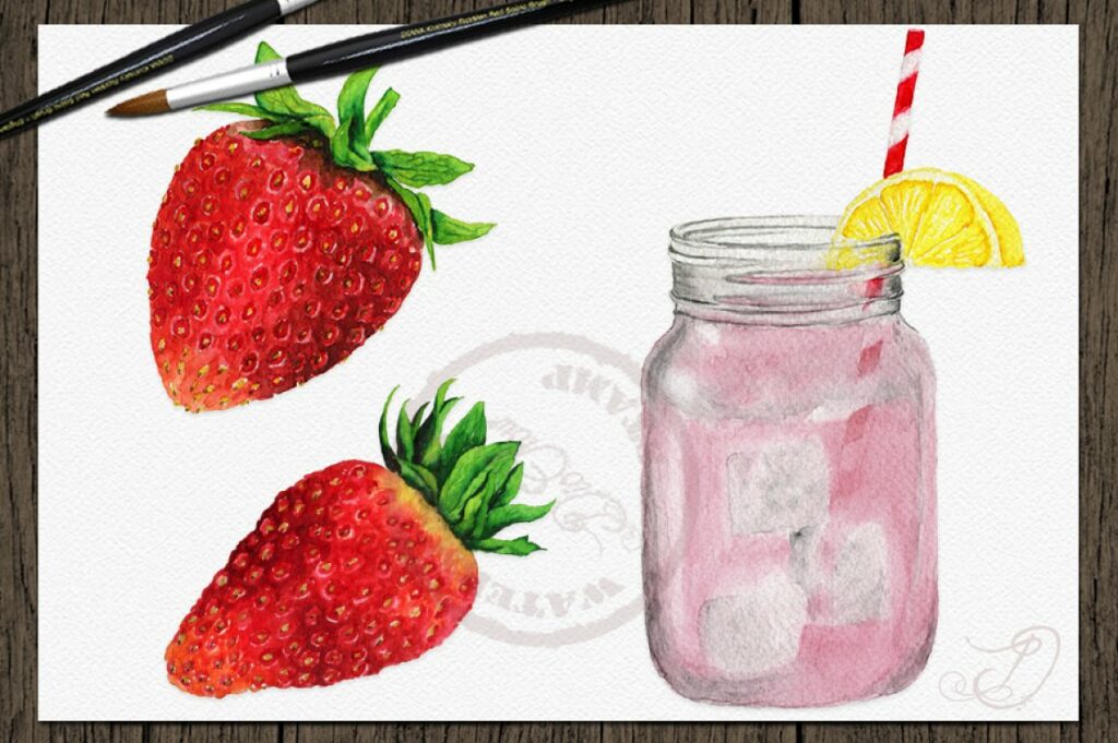 Pink Lemonade Clip Art – MasterBundles