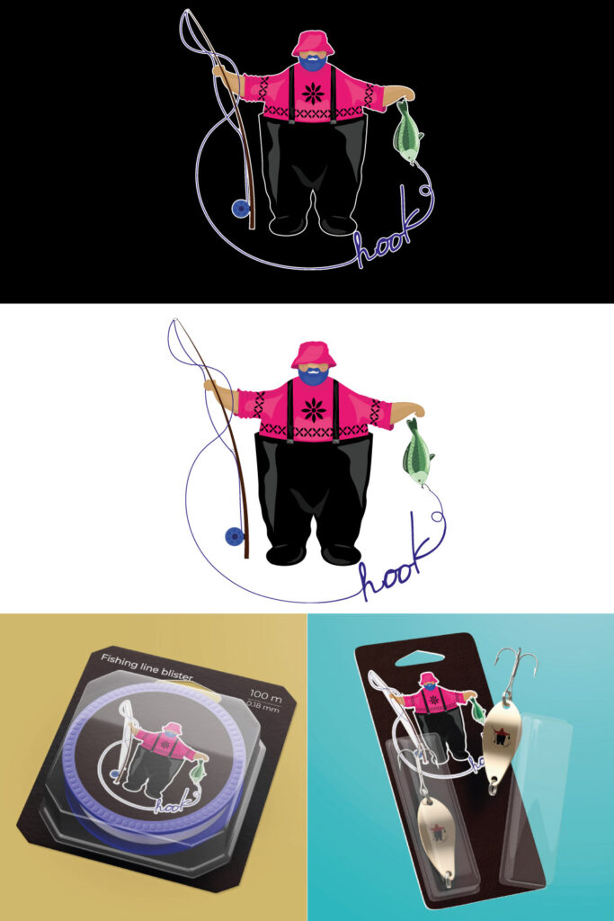 Fishing shop Logo - MasterBundles