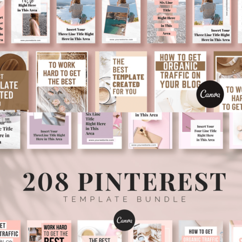 Pinterest Template Bundle | Master Bundles
