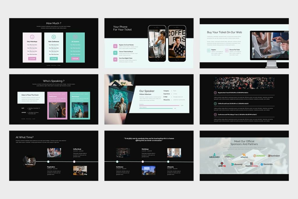 Pozea : Webinar Seminar Powerpoint – MasterBundles