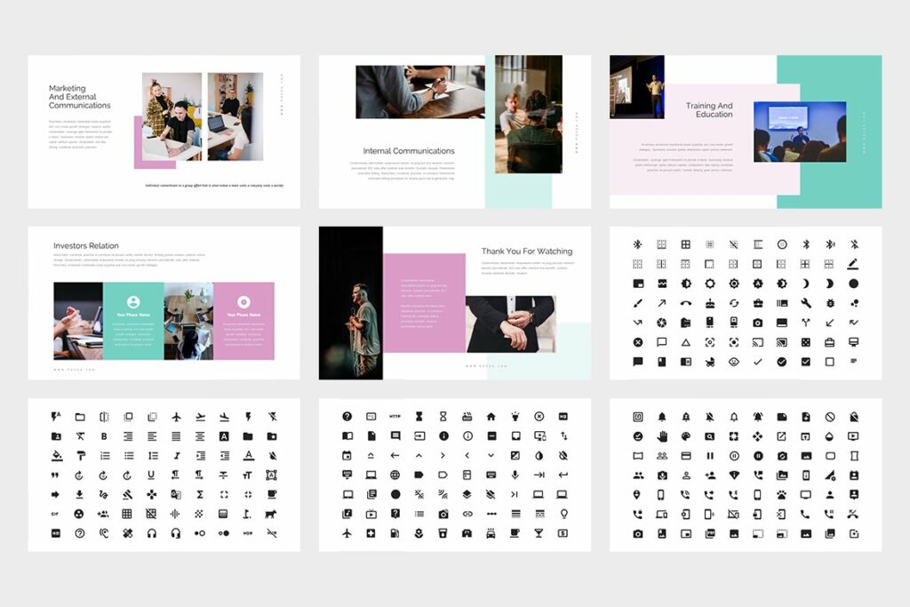 Pozea : Webinar Seminar Powerpoint – MasterBundles