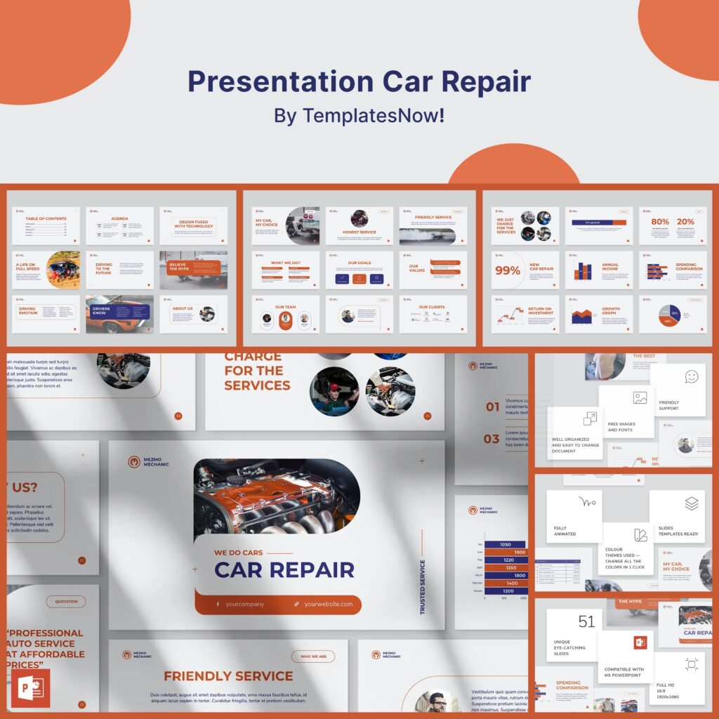 Free Car Presentation Template – MasterBundles