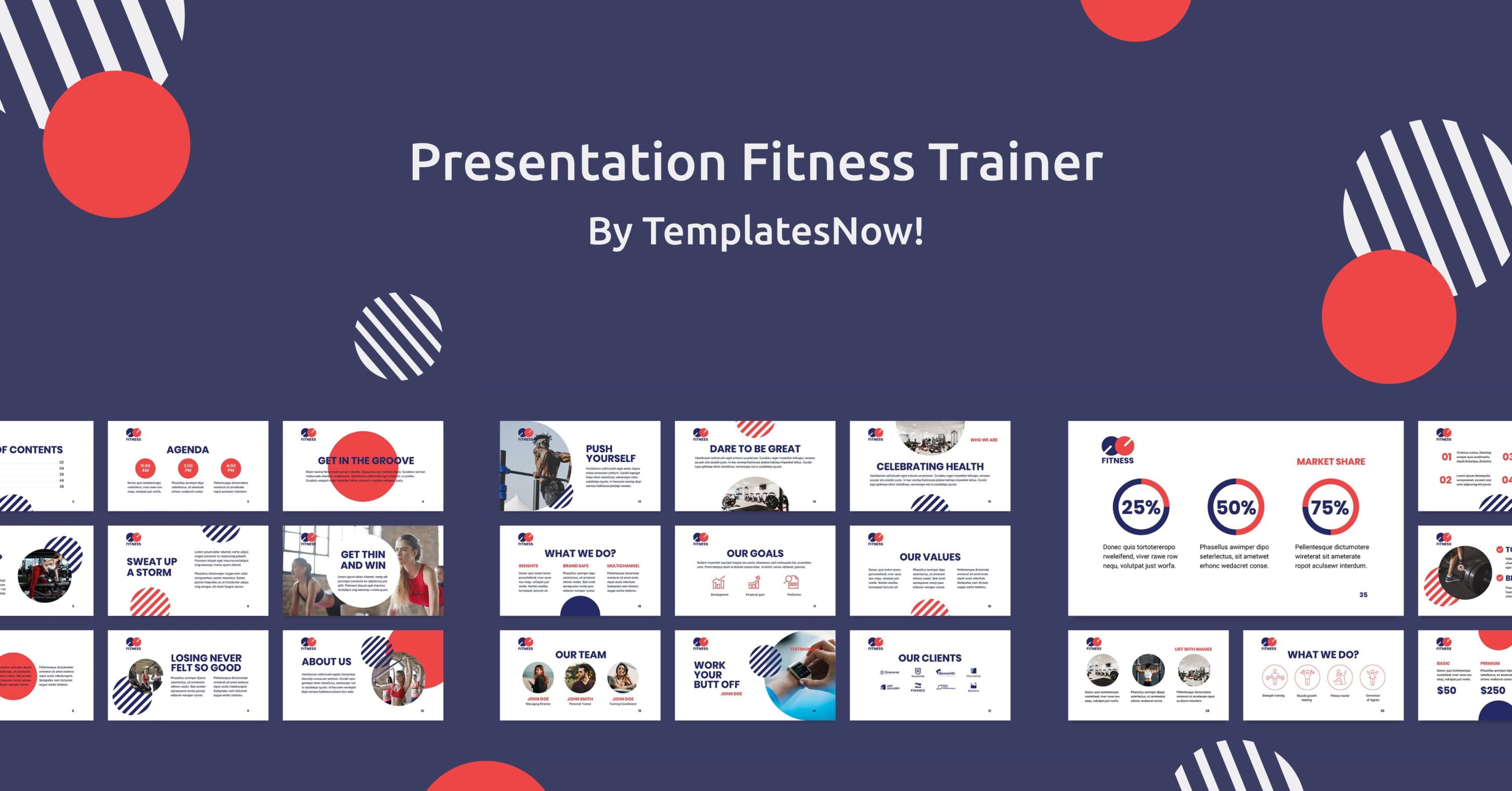 Presentation Fitness Trainer – MasterBundles
