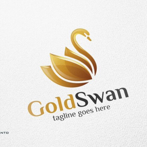 Gold Swan - Logo Template | Master Bundles