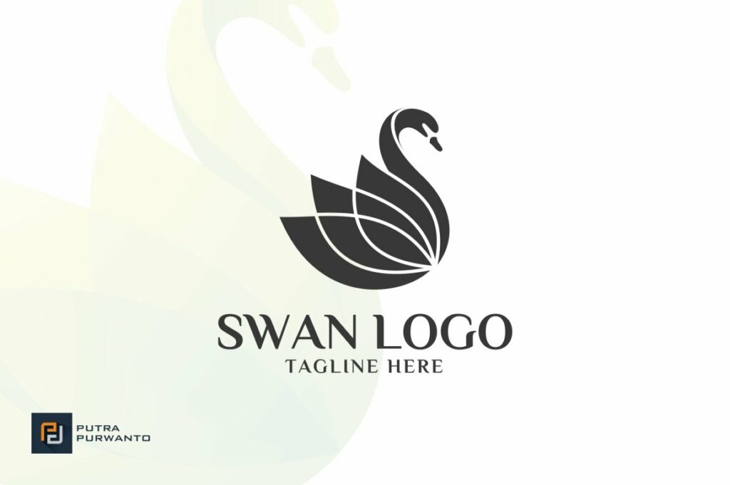 Colorful Swan Logo – MasterBundles
