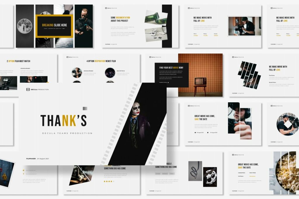 Entertainment Industry PowerPoint – MasterBundles