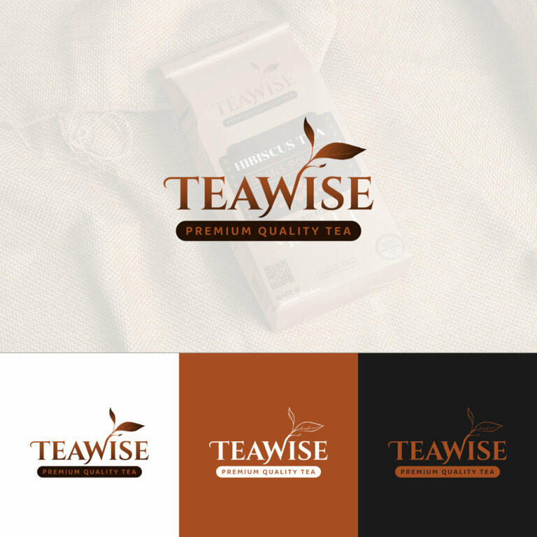 Tea Company Logo Design - TeaWise Logo Template