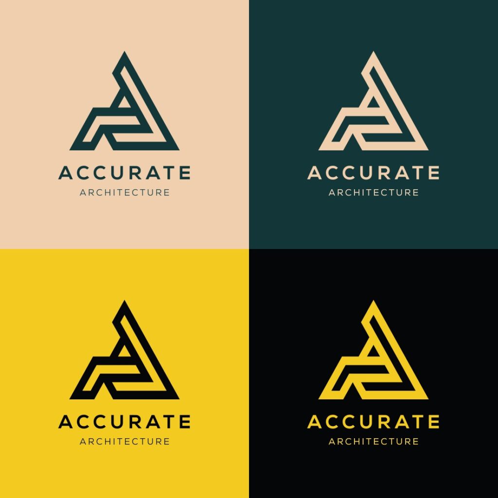 Letter A & Architecture Design Logo Template - MasterBundles