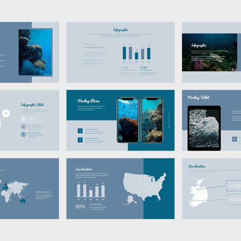 Ozmua: Ocean Powerpoint Template | Master Bundles