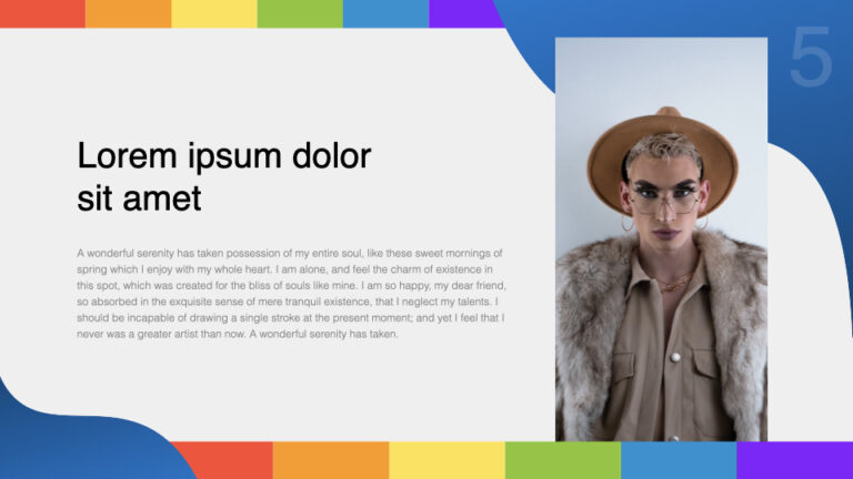 Pride Day Presentation Template – MasterBundles