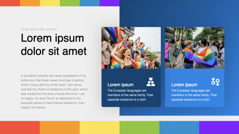 Pride Day Presentation Template – MasterBundles
