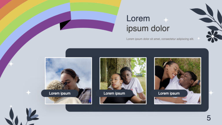 Pride Month LGBTQ Powerpoint Template – MasterBundles