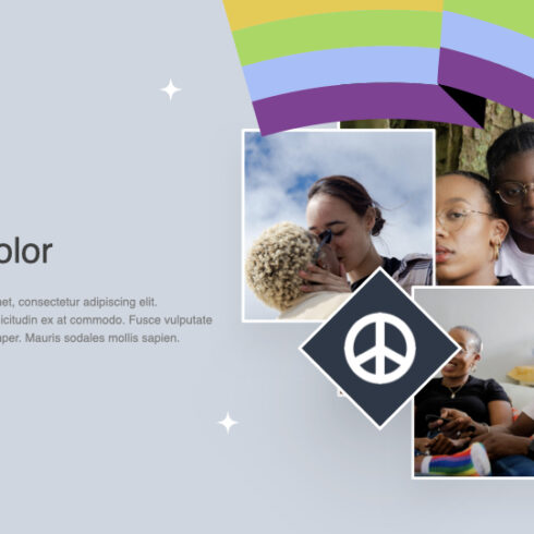 Pride Month LGBTQ Powerpoint Template | Master Bundles