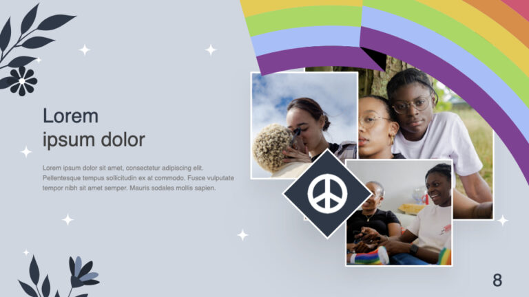 Pride Month LGBTQ Powerpoint Template – MasterBundles