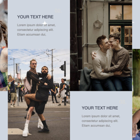 Pride Month LGBTQ Powerpoint Template | Master Bundles