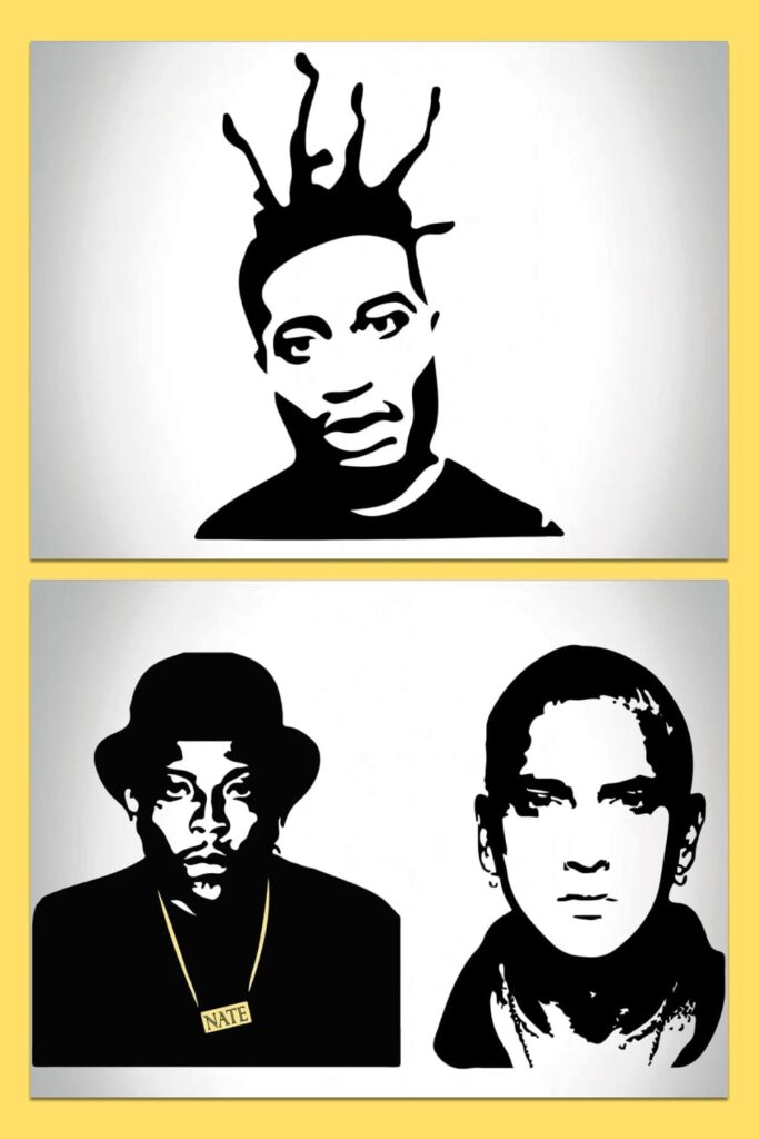 Rap Artists Silhouette/Stencil Bundle - Snoop Dogg – MasterBundles