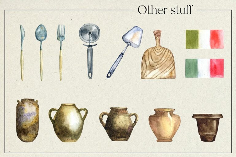 Toscana & Italian Food – MasterBundles