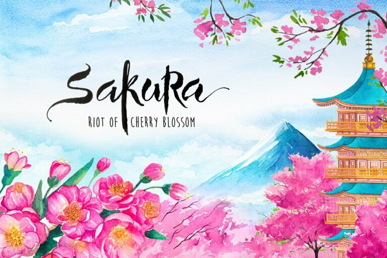 Sakura. Riot Of Cherry Blossom – MasterBundles