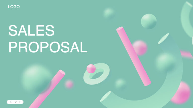 Sales Proposal Pitch Deck Presentation Template – MasterBundles