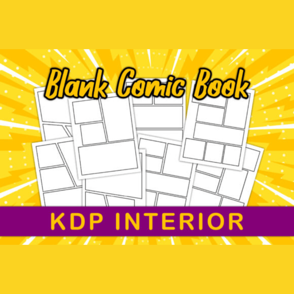 Blank Comic Book - KDP Interiors - MasterBundles