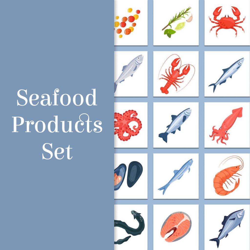 Seafood Products Set – MasterBundles