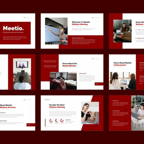 Meetio Webinar Meeting Presentation | Master Bundles