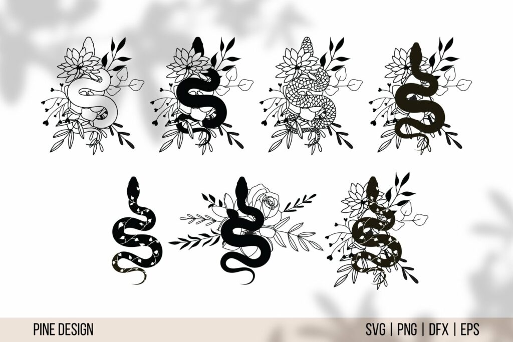 Floral Animals, Flower Animals SVG Bundle – MasterBundles