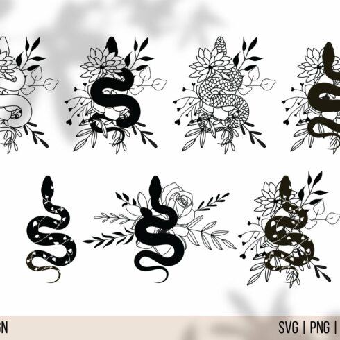 Floral Animals, Flower Animals SVG Bundle | Master Bundles