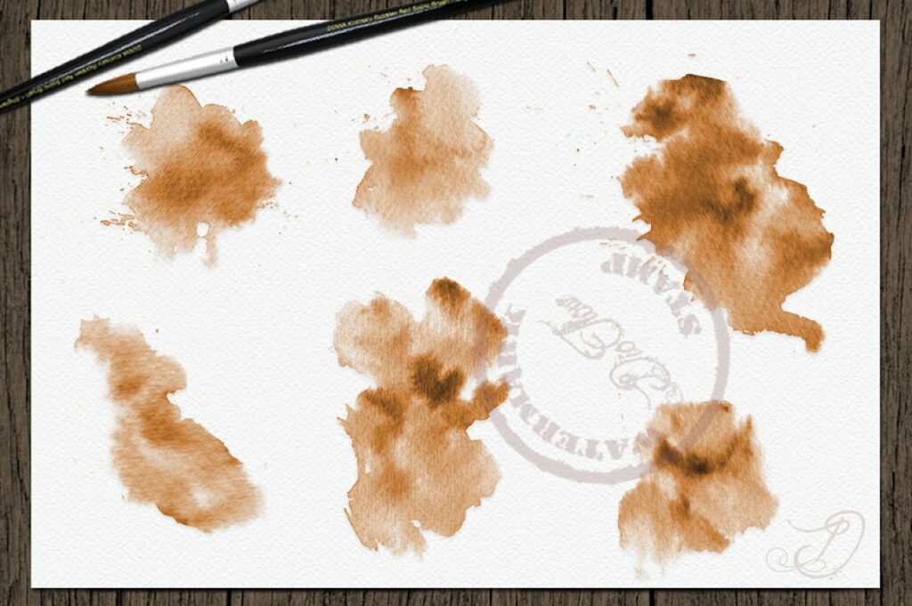 Watercolor Splashes Illustration – MasterBundles