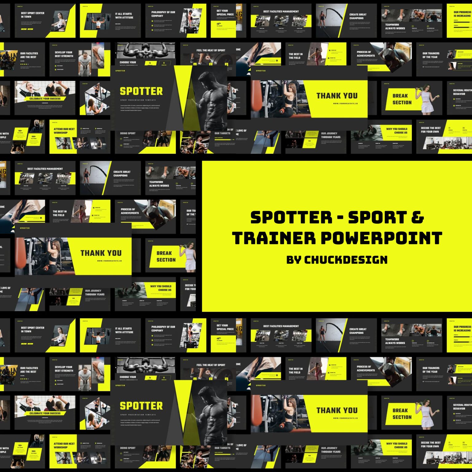 Spotter - Sport & Trainer PowerPoint – MasterBundles